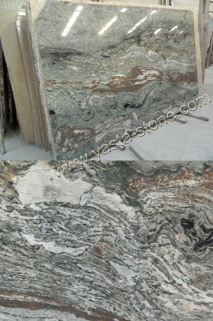 Granite Slabs,Green Jade Fabricated By Yasta Stone