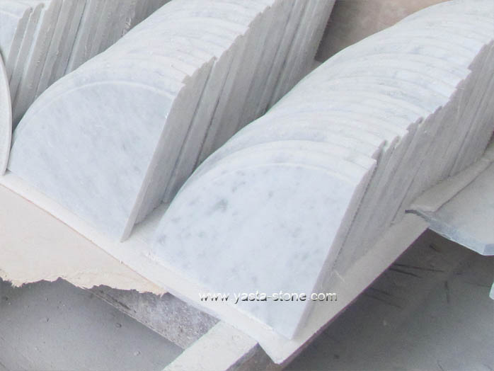 Carrara white marble shower wall shelf,Granite Marble Countertops,Cheap ...